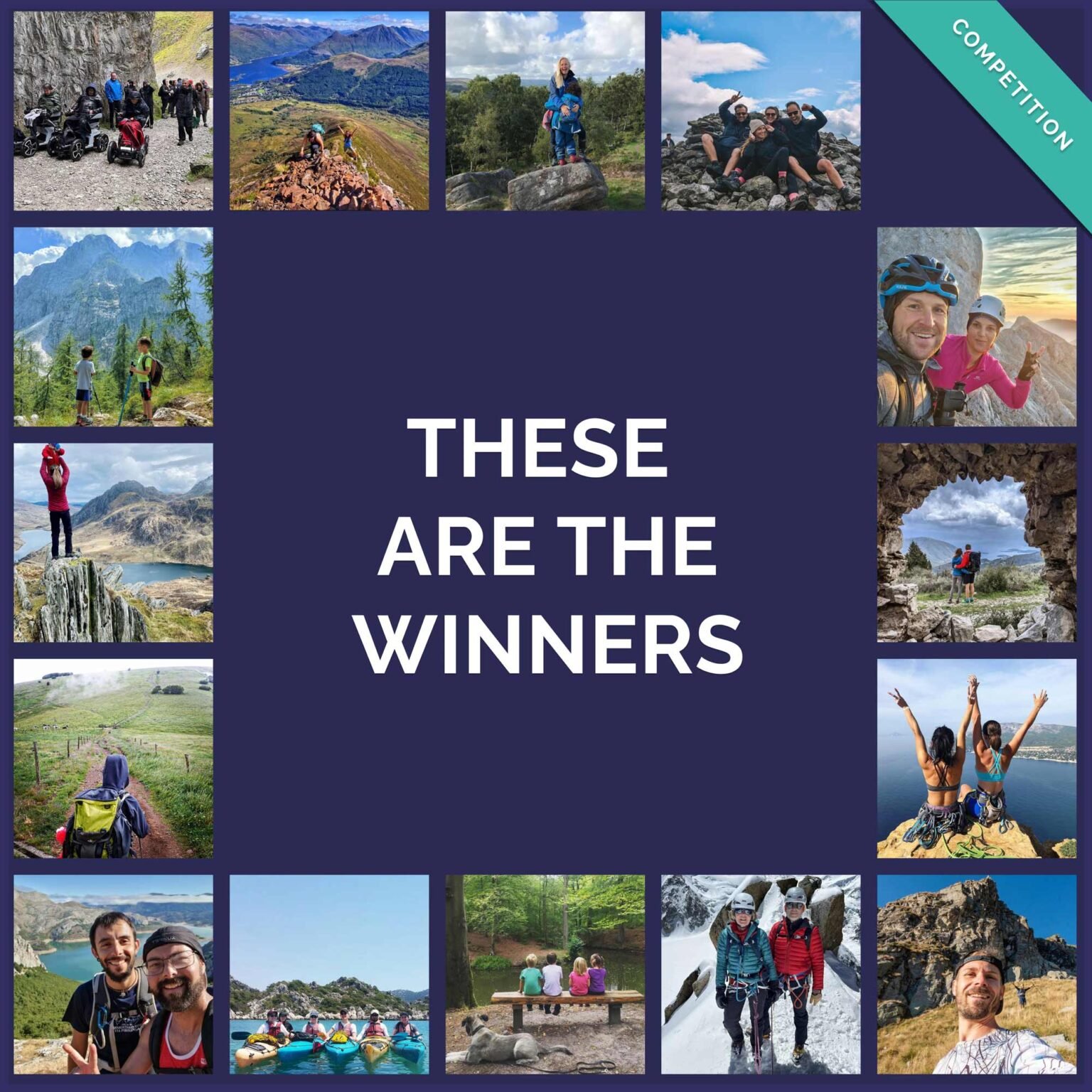 Here are the winners of our #takesomeoneoutdoors competition - It's ...